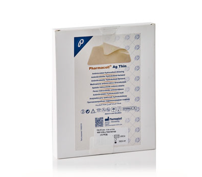 PHARMACOLL PARCHE HIDROCOLOIDE DELGADO AG 10x10 CM