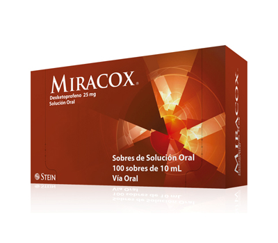 MIRACOX 25 MG TABLETAS VIA ORAL