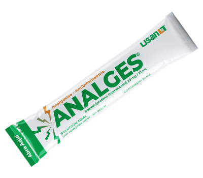LISAN ANALGES SOLUCIÓN BEBIBLE 25 MG / 10 ML