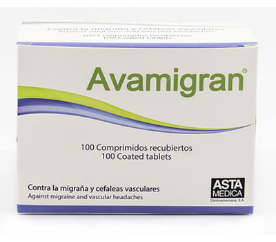 AVAMIGRAN TABLETAS VÍA ORAL