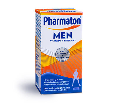 PHARMATON MEN TABLETAS RECUBIERTAS VÍA ORAL 30 UNIDADES