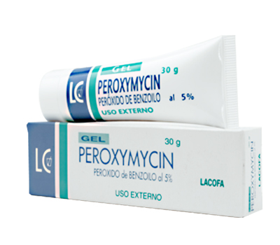 LACOFA PEROXYMYCIN GEL 5% 30 GR