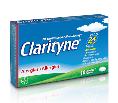 CLARITYNE 10MG CAJA CON 10 TABLETAS