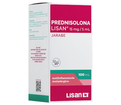 LISAN PREDNISOLONA JARABE 15 MG / 5 ML - 100 ML