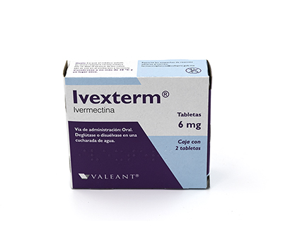 IVEXTERM 6 MG TABLETAS VÍA ORAL