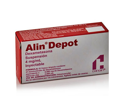Alin Dexametasona 8mg2ml Solucion Inyectable ALIN DEPOT INY. 8 MG.