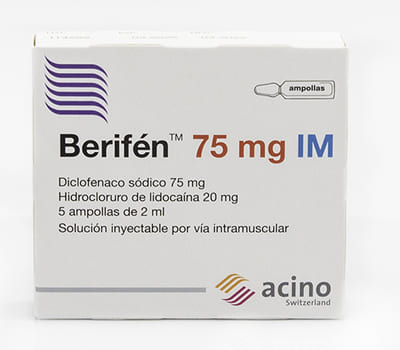 BERIFEN 75 MG AMPOLLA INYECTABLE