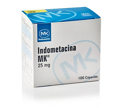 INDOMETACINA 25mg MK CÁPSULAS VÍA ORAL