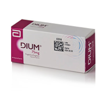 DIUM 75 mg x 30 CÁPSULAS VÍA ORAL