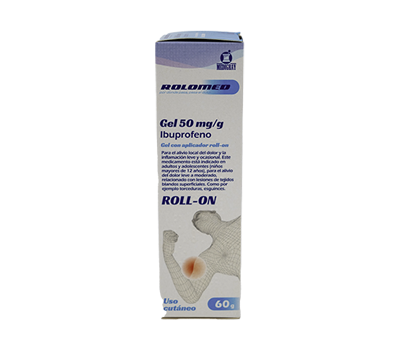 ROLOMED ROLL ON GEL 50MG/G X 60 GR