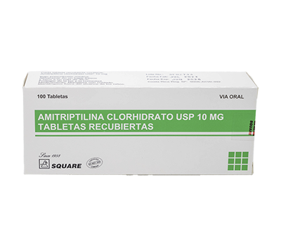 AMITRIPTILINA 10MG X 100 TABLETAS
