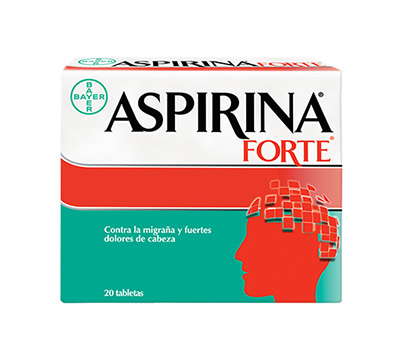 ASPIRINA FORTE TABLETAS VÍA ORAL