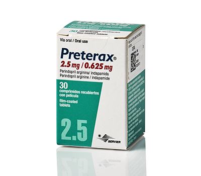 PRETERAX 2.5MG/0.625MG TABLETAS VIA ORAL
