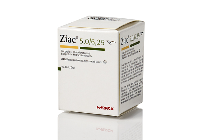 ZIAC 5.0/6.25MG TABLETAS VIA ORAL