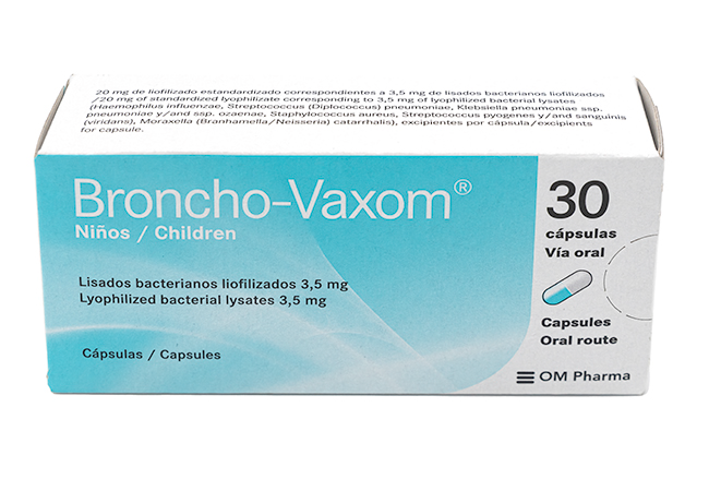 BRONCHO-VAXOM NINOS 30 CAPSULAS