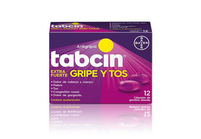 TABCIN GRIPE/TOS EXTRAFUERTE CÁPSULAS X 12