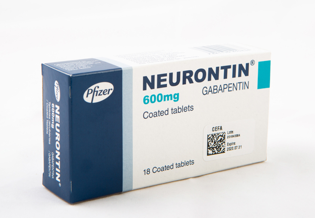 NEURONTIN 600 MG TABLETAS VIA ORAL