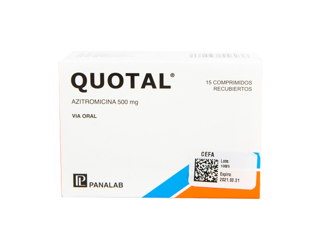 QUOTAL 500 MG TABLETAS VIA ORAL