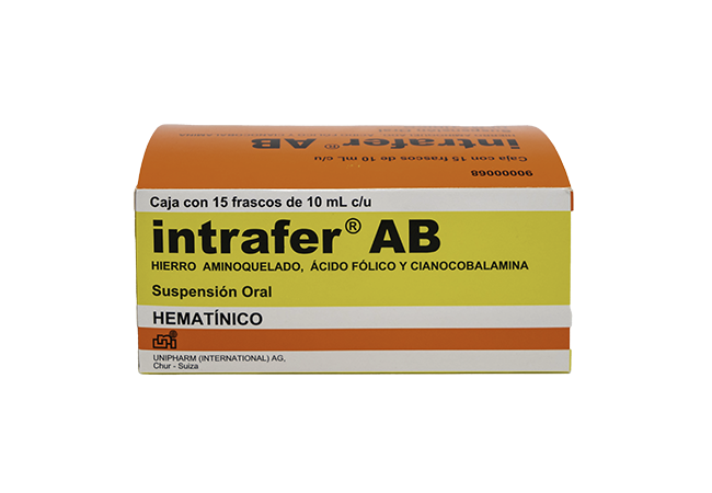 INTRAFER AB SUSPENSIÓN 30MG/500MCG/1000M