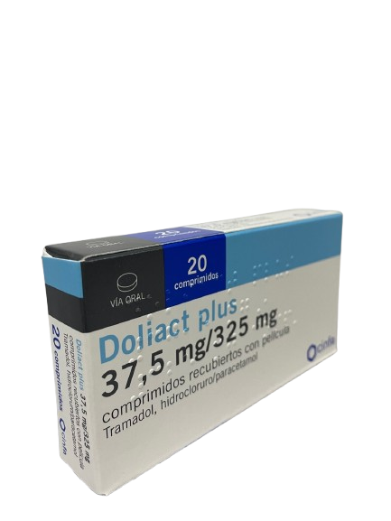 DOLIACT PLUS TAB 325 MG / 37.5 MG X 20 UNIDADES
