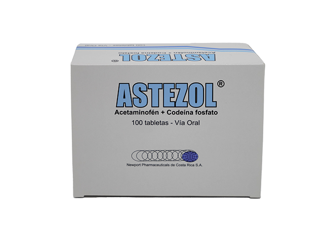 ASTEZOL TABLETAS 500/30 MG X 100