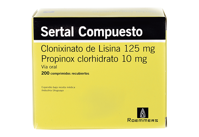 SERTAL COMPUESTO. TABLETAS VIA ORAL