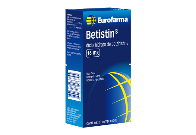 BETISTIN 16MG COMPRIMIDOS