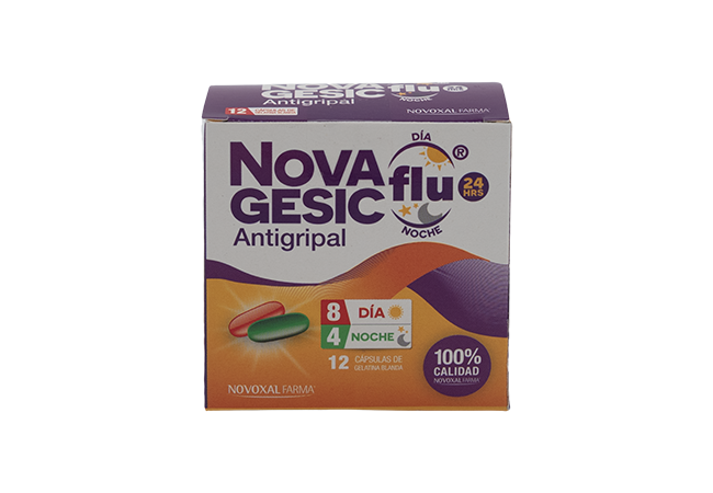 Novagesic Flu Día y Noche Cápsulas | Farmacia Fischel