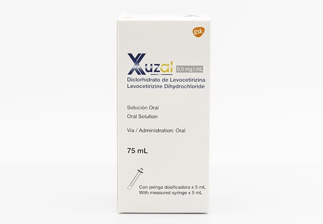 XUZAL 5 MG SOLUCIÓN 75 ML