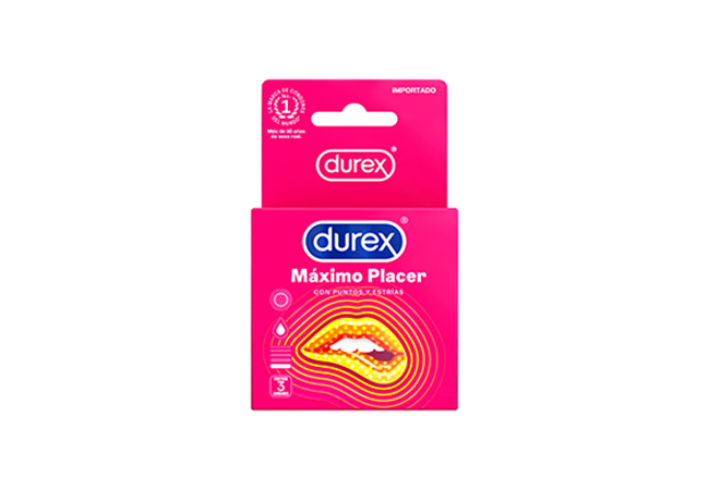 DUREX PRESERVATIVOS MÁXIMO PLACER