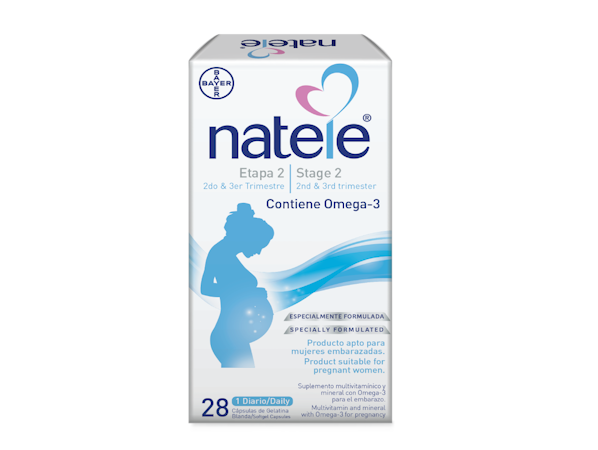 NATELE ETAPA 2 DHA 28 CÁPSULAS VÍA ORAL