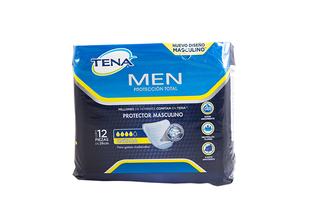 TENA INCONTINENCIA HOMBRE TOALLAS