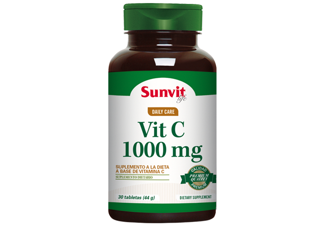 SUNVIT LIFE VITAMINA C 1000 MG 30 TABLETAS