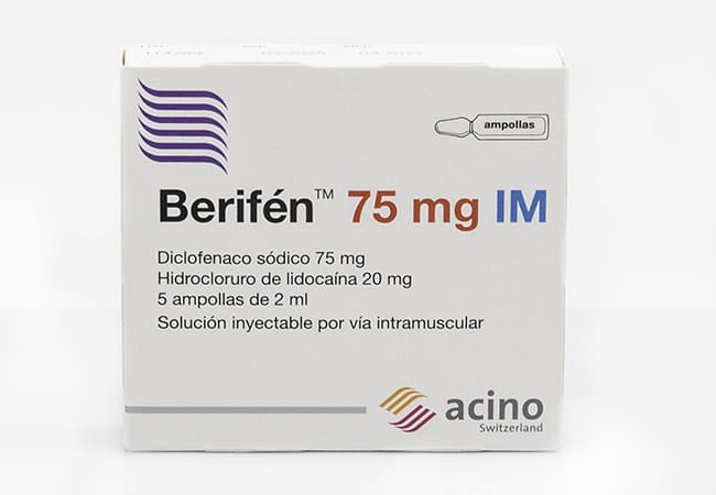 BERIFEN 75 MG AMPOLLA INYECTABLE
