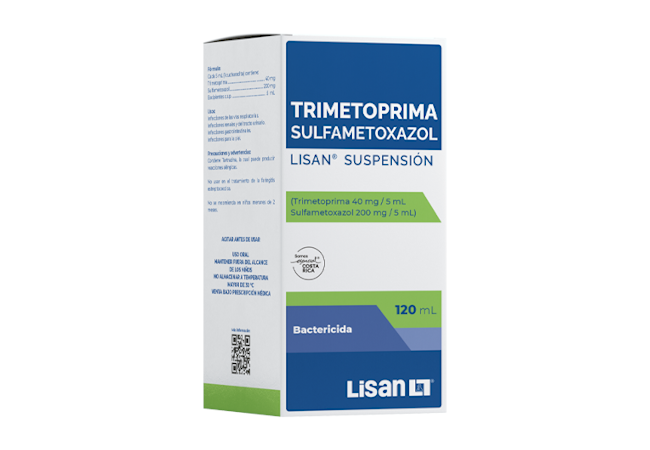 LISAN TRIMETOPRIM SULFA SUSPENSIÓN 120 ML