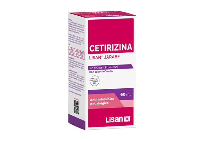 LISAN CETIRIZINA JARABE 60 ML