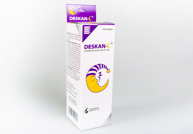 DESKAN-C 25 MG TABLETAS VIA ORAL