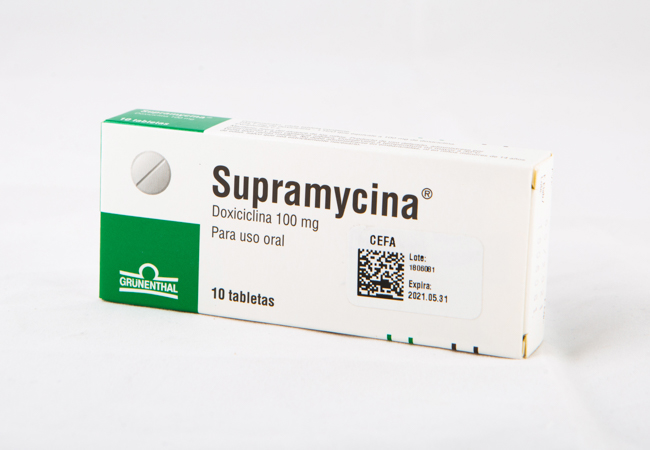 SUPRAMYCINA 100 MG TABLETAS VIA ORAL