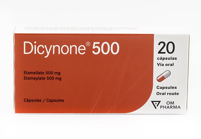 DICYNONE 500 MG CÁPSULAS