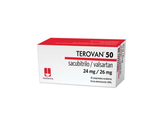TEROVAN 50 TABLETAS 24 MG / 26 MG X 30 UNIDADES