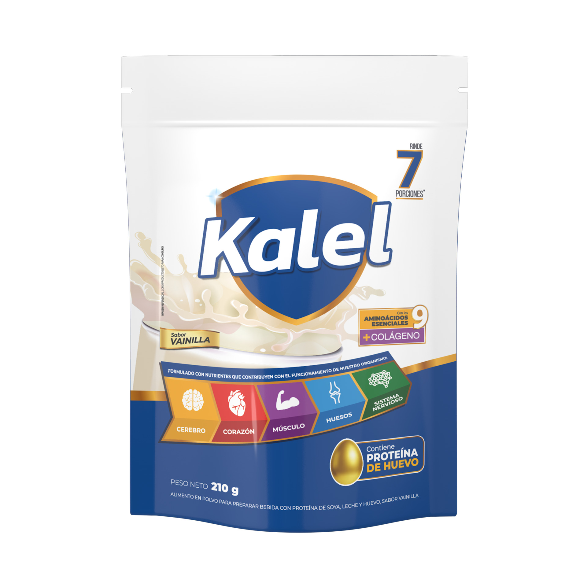 KALEL SABOR VAINILLA POLVO 210 GRAMOS