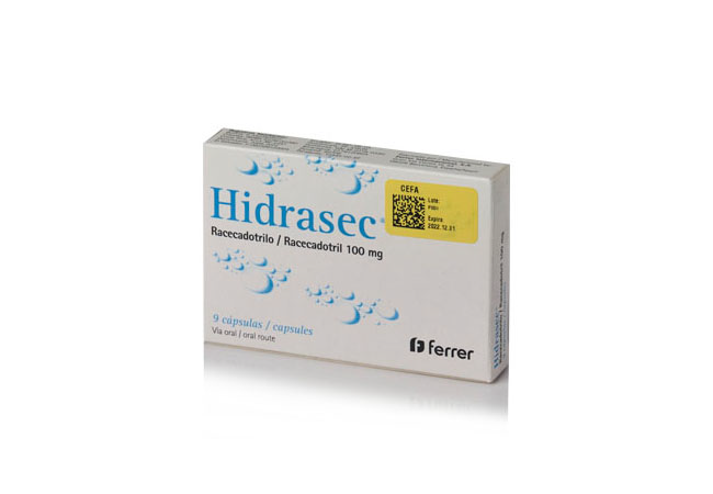 HIDRASEC 100 MG CÁPSULAS VÍA ORAL