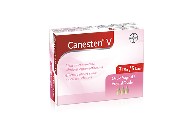 CANESTEN V ÓVULO VAGINAL 200 MG 3 UNIDADES