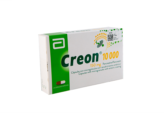 CREON 10000 150 MG TABLETAS VIA ORAL