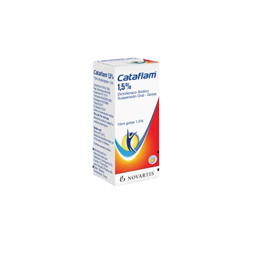 CATAFLAM GOTAS 15 ML SOLUCIÓN VIA ORAL