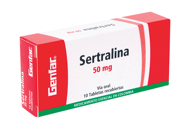 GENFAR SERTRALINA 50 MG TABLETAS VIA ORAL