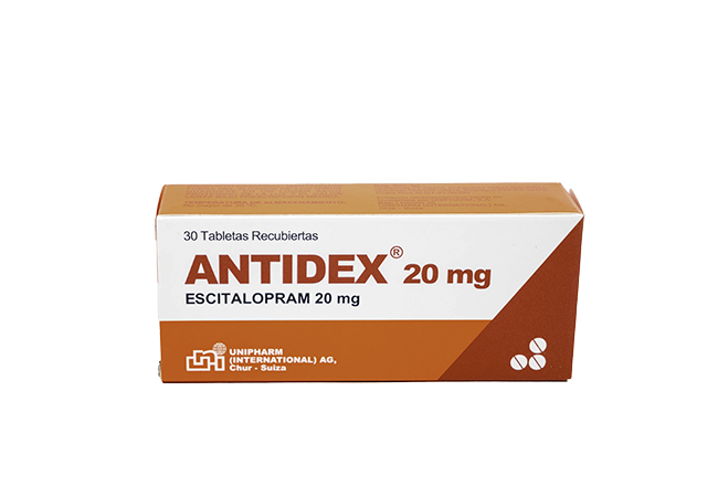 ANTIDEX TABLETAS 20 MG X 30