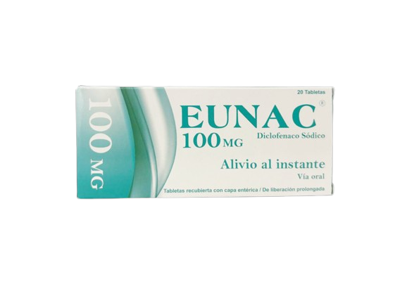 EUNAC 100MG TABLETAS VÍA ORAL