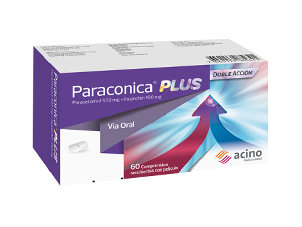 PARACONICA PLUS 500mg/150mg x 60 TABLETAS