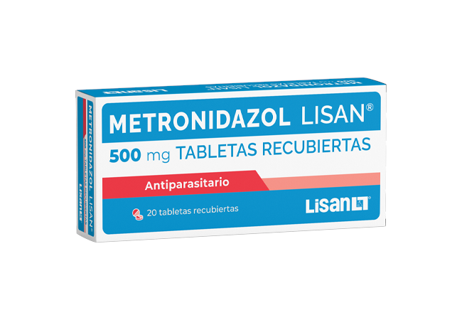 LISAN METRONIDAZOL 500 MG TABLETAS VÍA ORAL